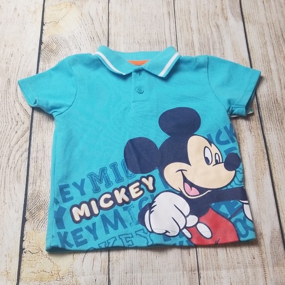 Disney | Shirts & Tops | Mickey Mouse Polo Shirt | Poshmark
